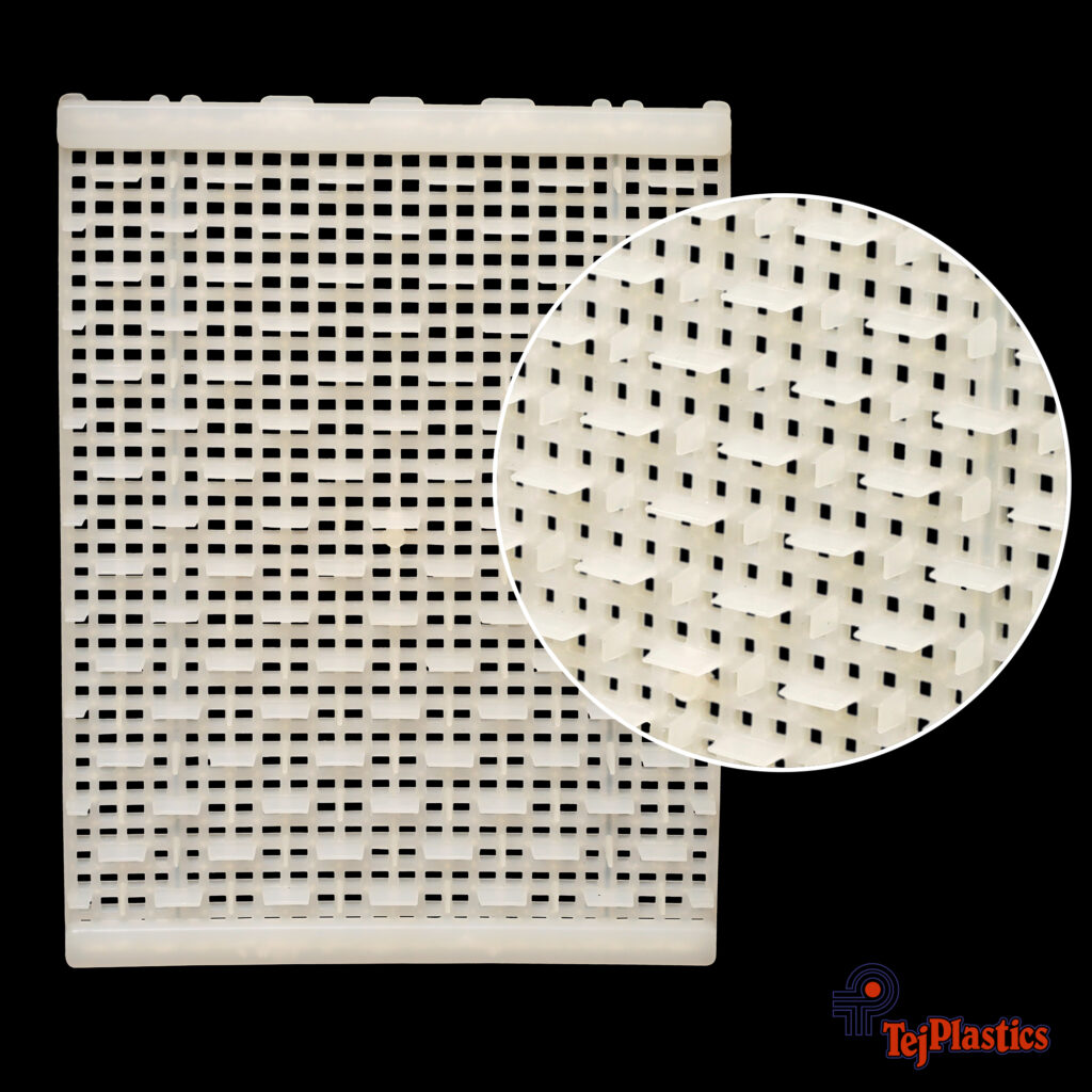 12″ x 18″ x 7/8″ Grid – Flat Lugs – Tej Plastics